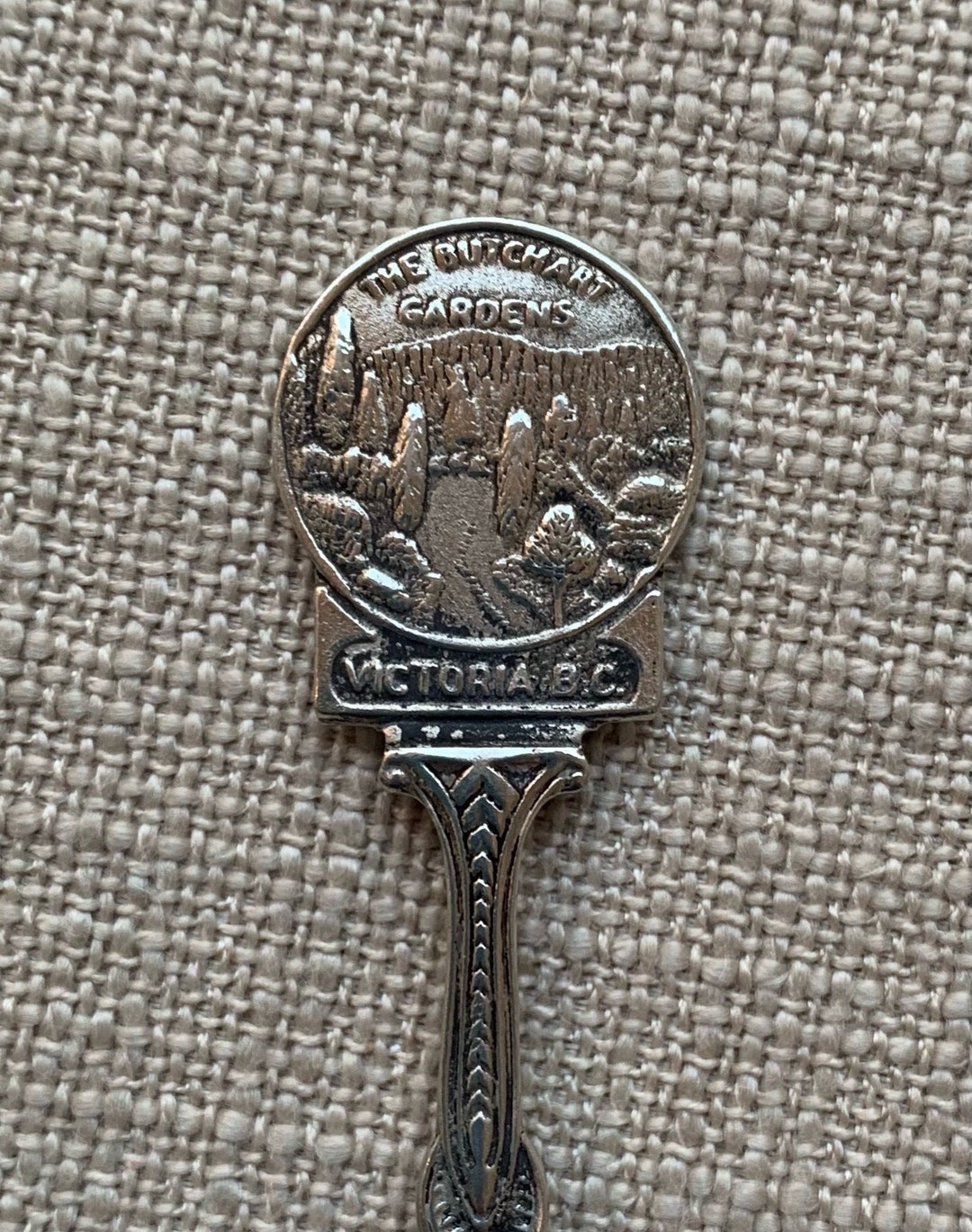 Butchart Gardens, Victoria BC, Souvenir Spoon, Nipnerk, Alpacca ...