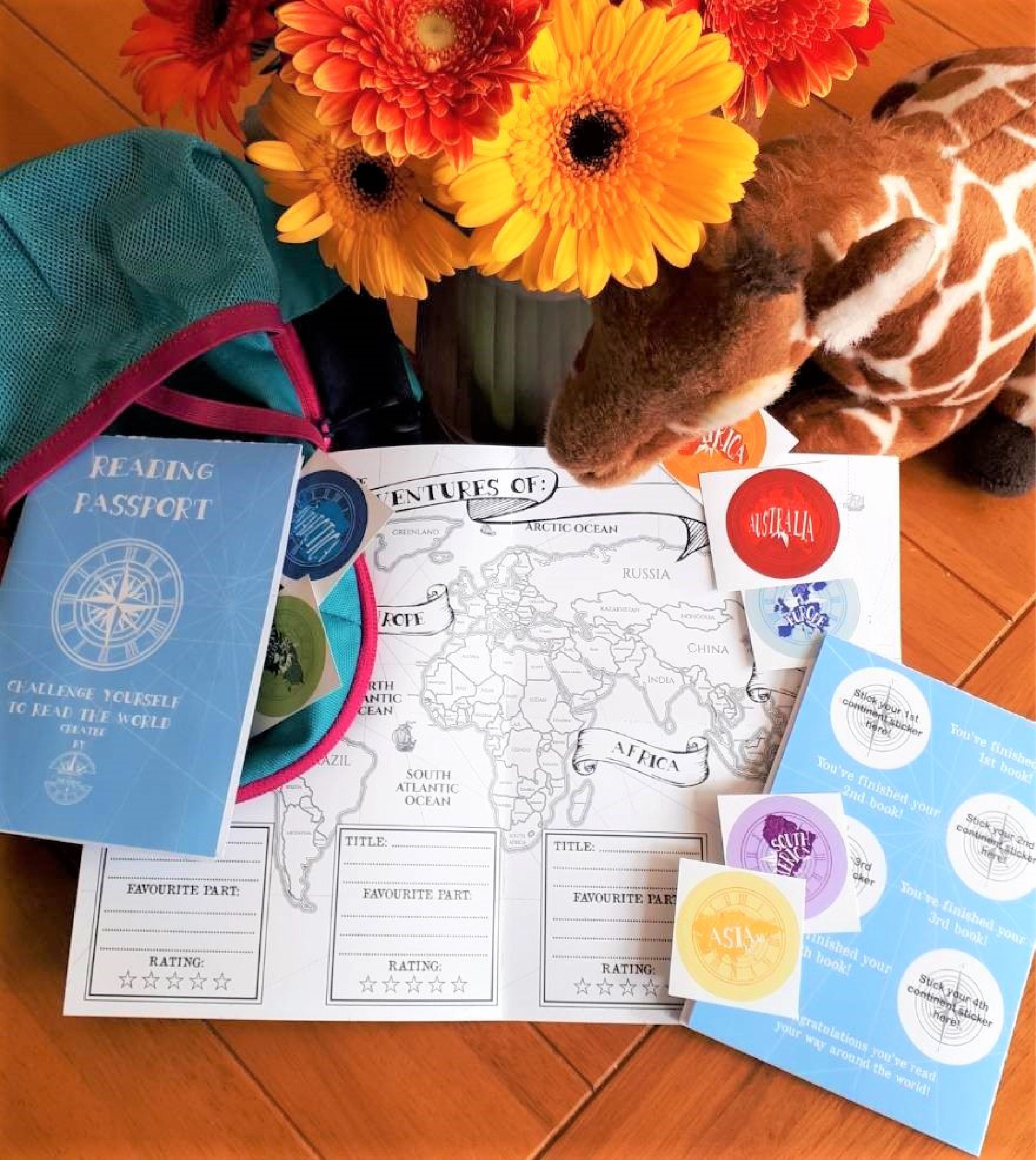 Reading Passport Digital Download - Etsy