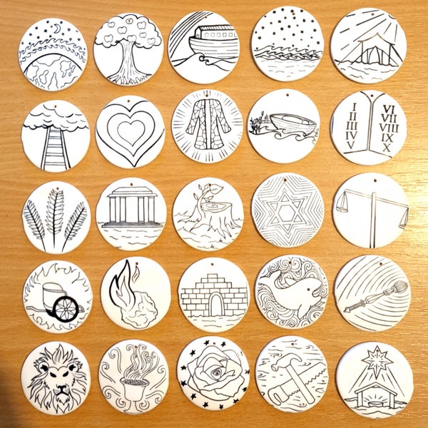 Jesse Tree Ornaments - Etsy