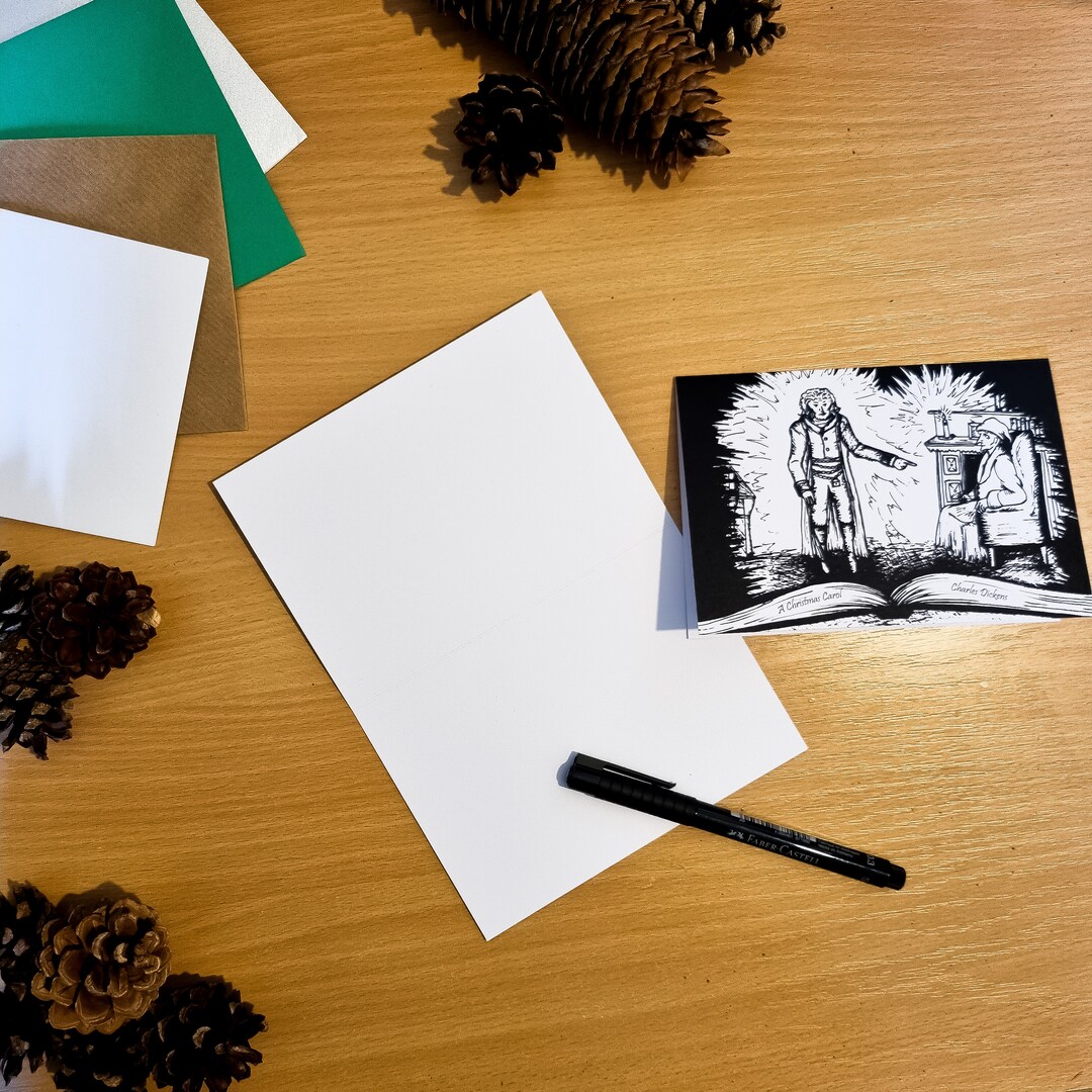 A Christmas Carol Marley's Ghost Christmas Card Hand - Etsy