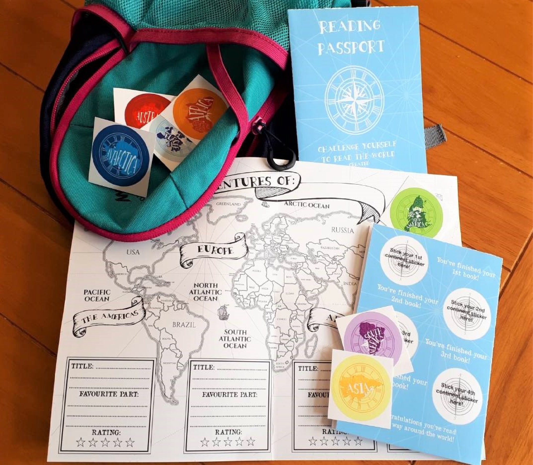 Reading Passport Digital Download - Etsy