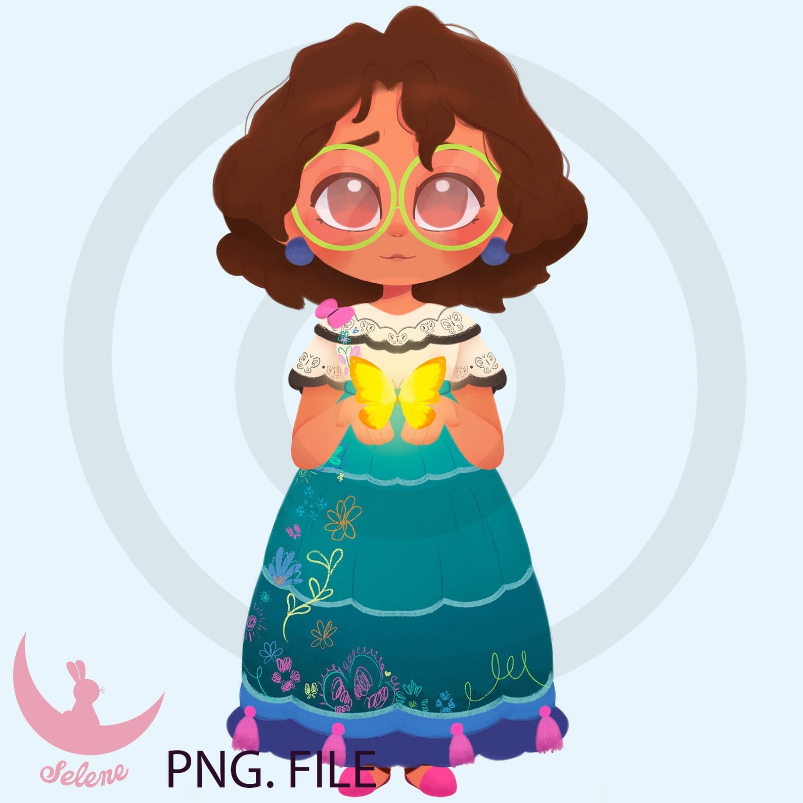 Encanto Clipart Cute Mirabel Clipart Colombia Illustration - Etsy UK
