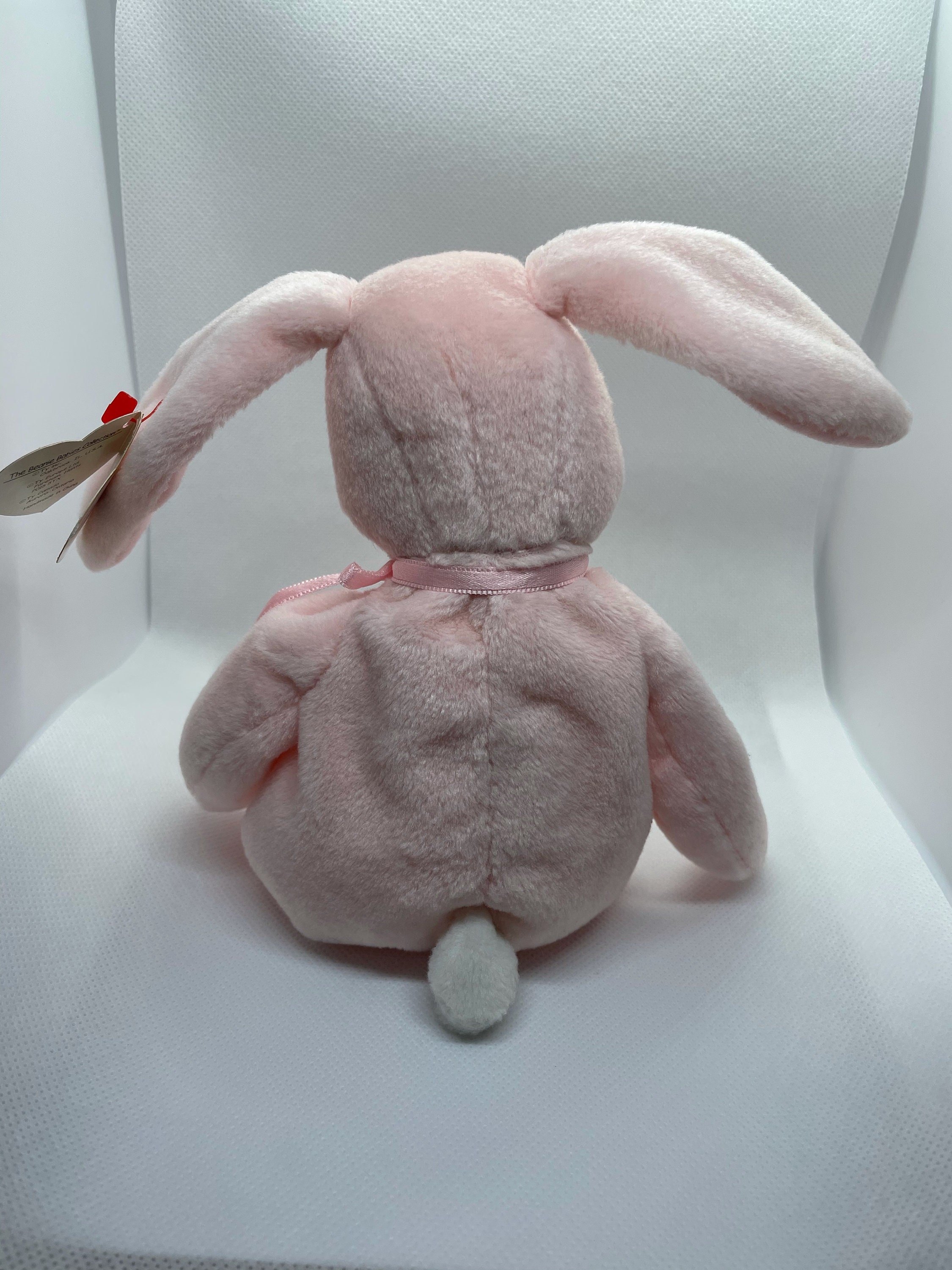 Rare Pink Hoppity Bunny TY Beanie Baby With 2 Tag Errors - Etsy