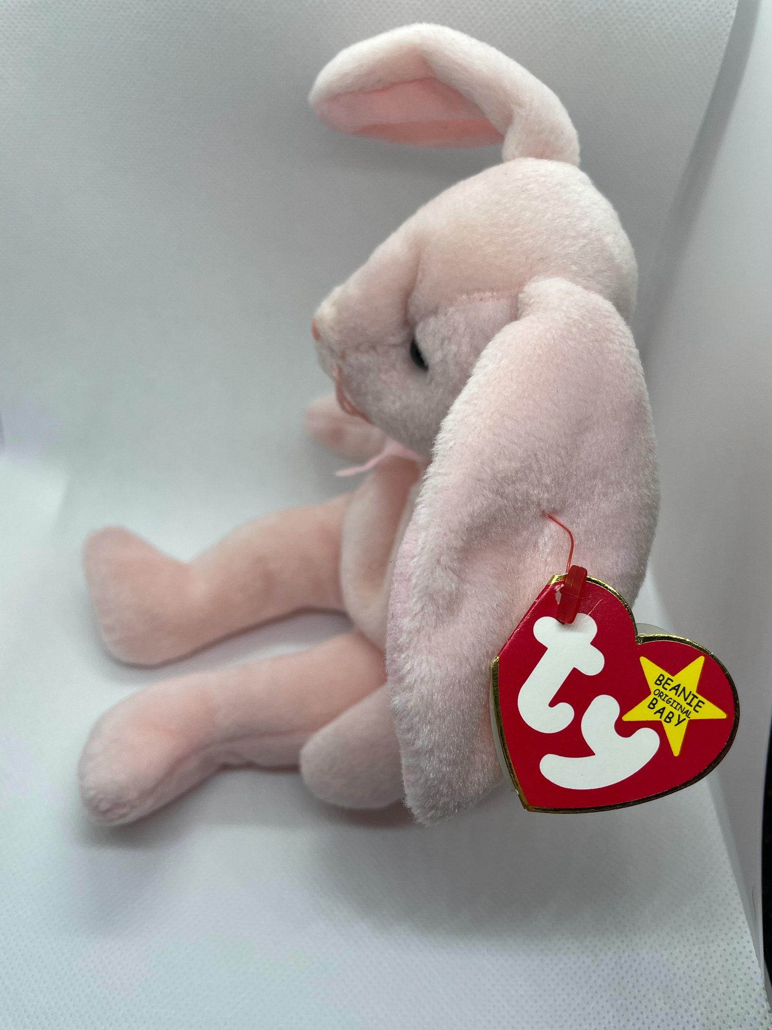 Rare Pink Hoppity Bunny TY Beanie Baby With 2 Tag Errors - Etsy