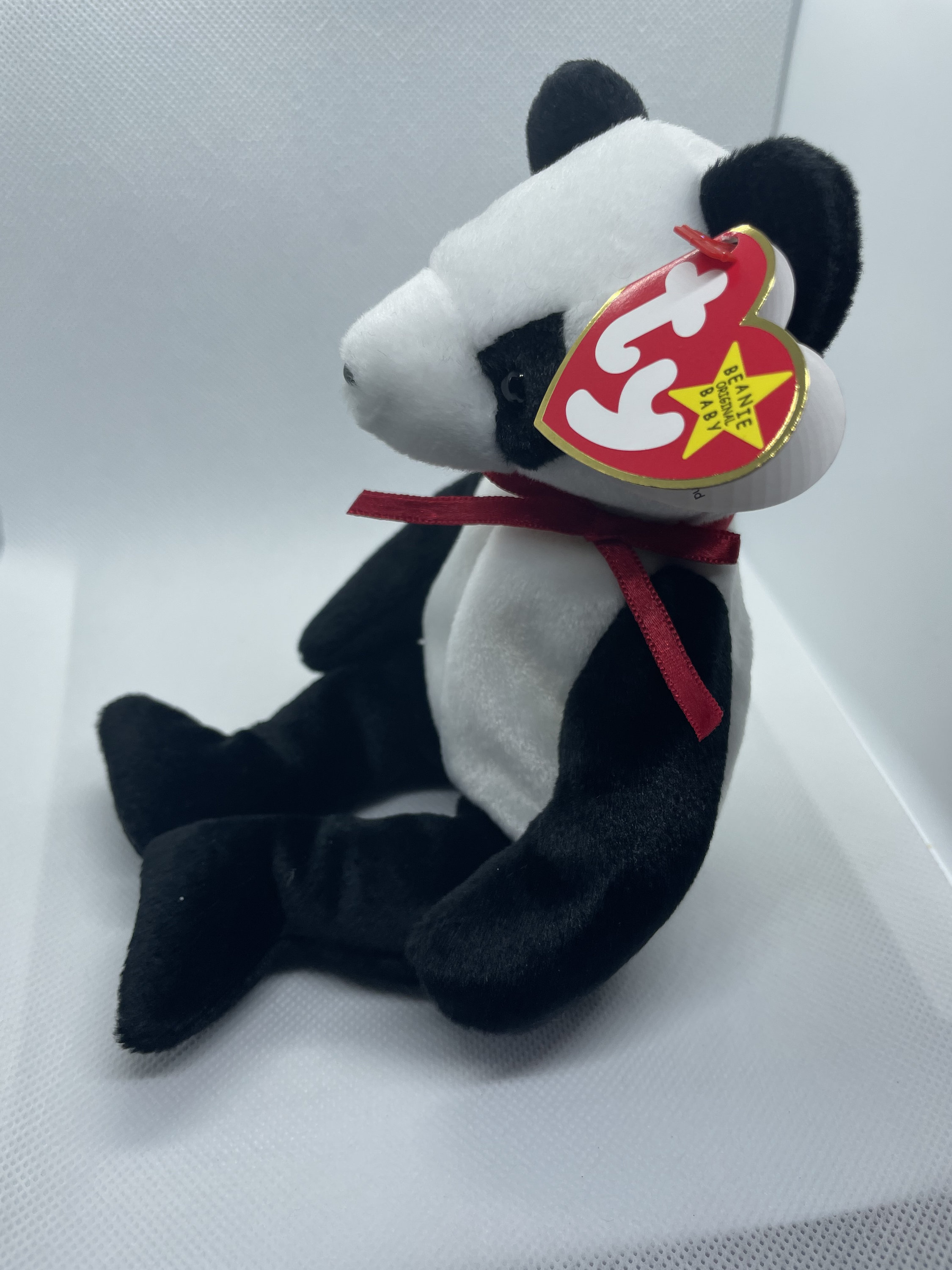 Raro TY Beanie Bebé 1997 Fortune Bear Panda - Etsy España