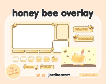 Bee Twitch Overlay | Etsy