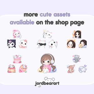 Custom Fawning Shy Colour YCH Emote - for Twitch / Discord - Etsy