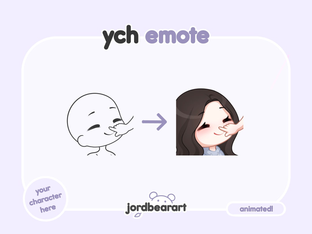 Animated Custom Boop YCH Emote - for Twitch / Discord - Etsy Australia