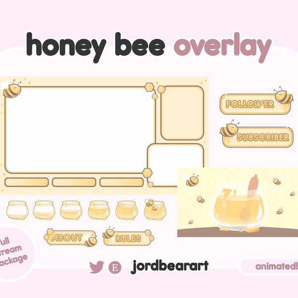 Bee Overlay - Etsy