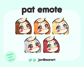 Pat Emote | Etsy