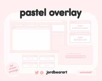 Obs Overlay Pink | Etsy