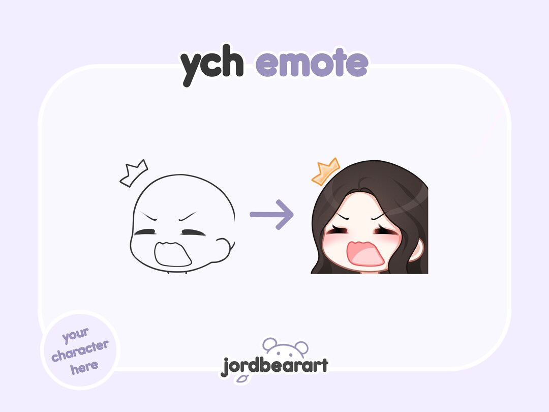 Custom Shout Yapping Angry Rage YCH Emote - for Twitch / Discord - Etsy