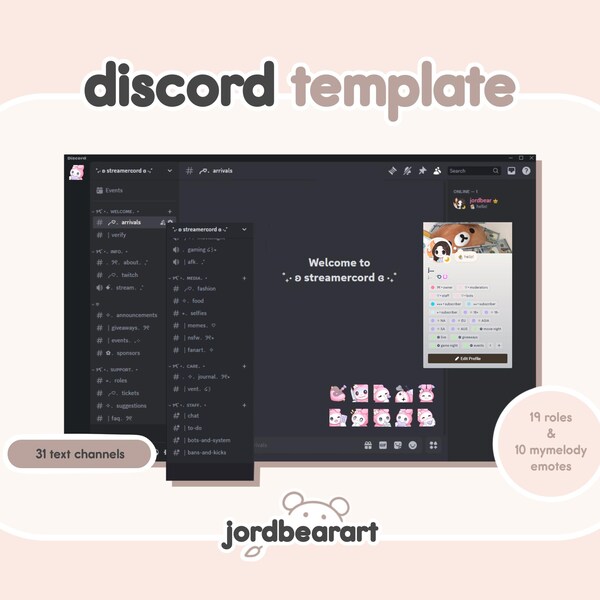 Pink Discord Server Banner - Etsy