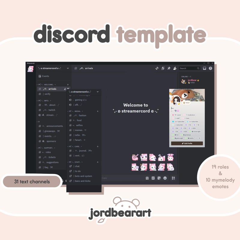 Pink Discord Server Banner - Etsy
