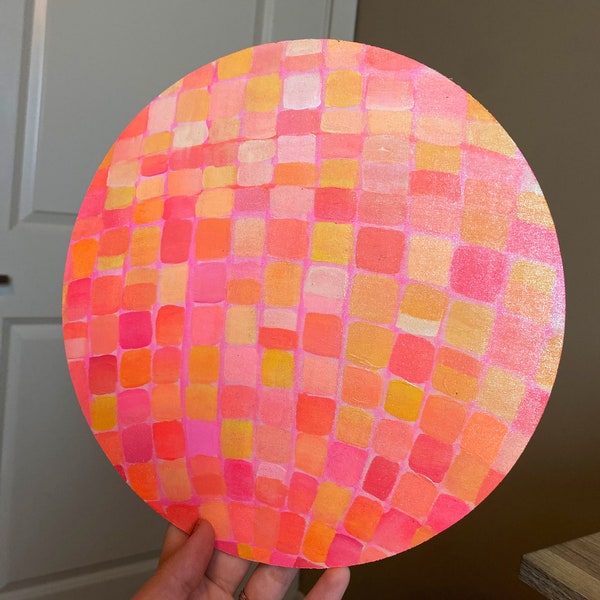 Disco Ball Painting - Etsy