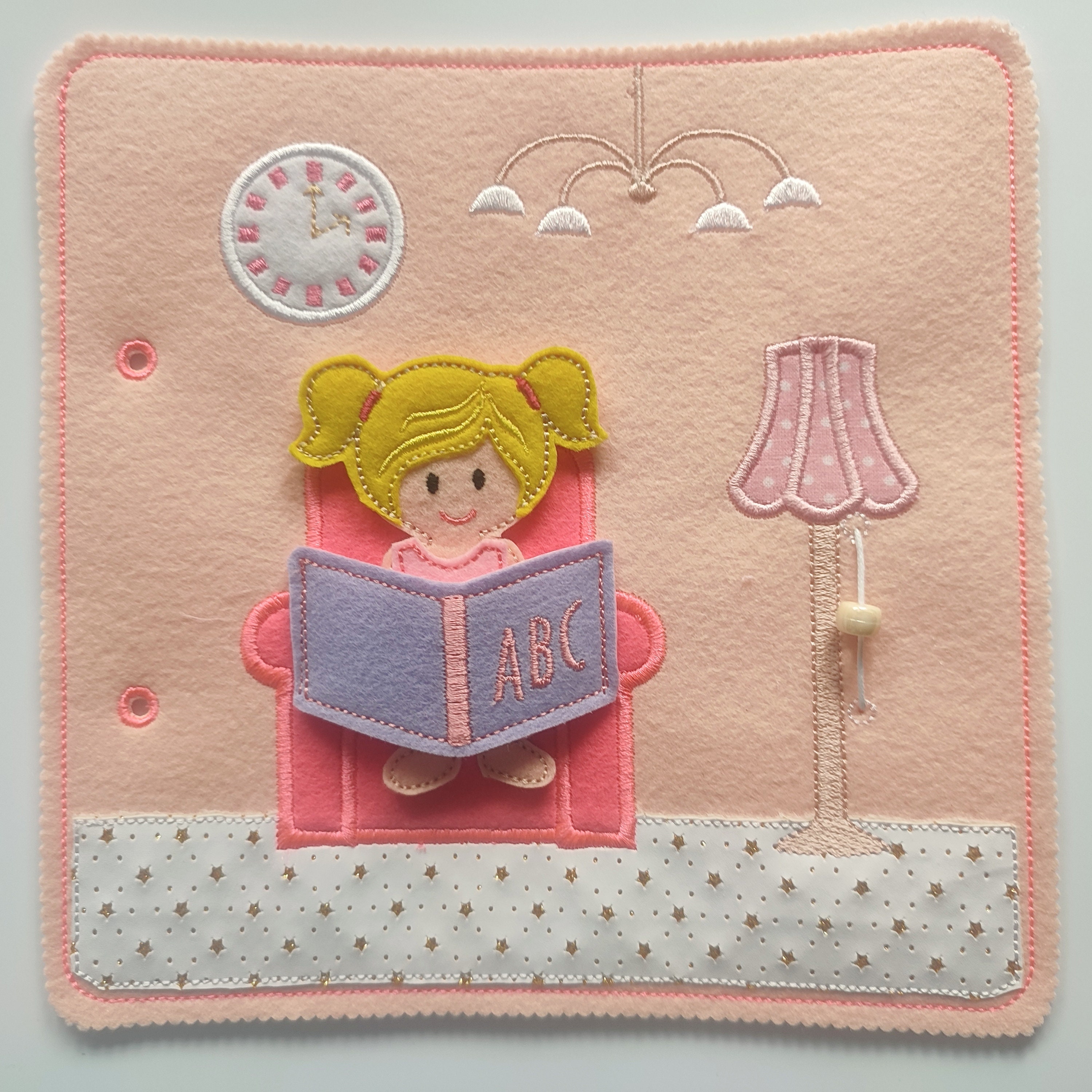SET of 8 Pages, Dollhouse Quiet Book Embroidery Design, Toddler Quiet ...