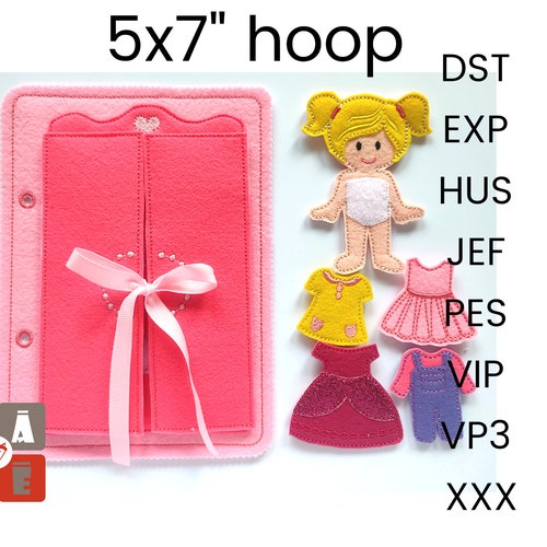 Garden Quiet Book Pattern in the Hoop Machine Embroidery - Etsy