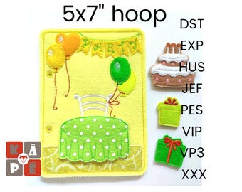 SET of 9 Designs, Dollhouse Quiet Book Embroidery Design, Toddler Quiet ...