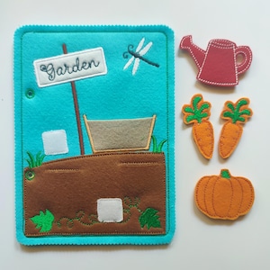 SET of 6 Pages, Farm Quiet Book Embroidery Design, Toddler Quiet Book ...