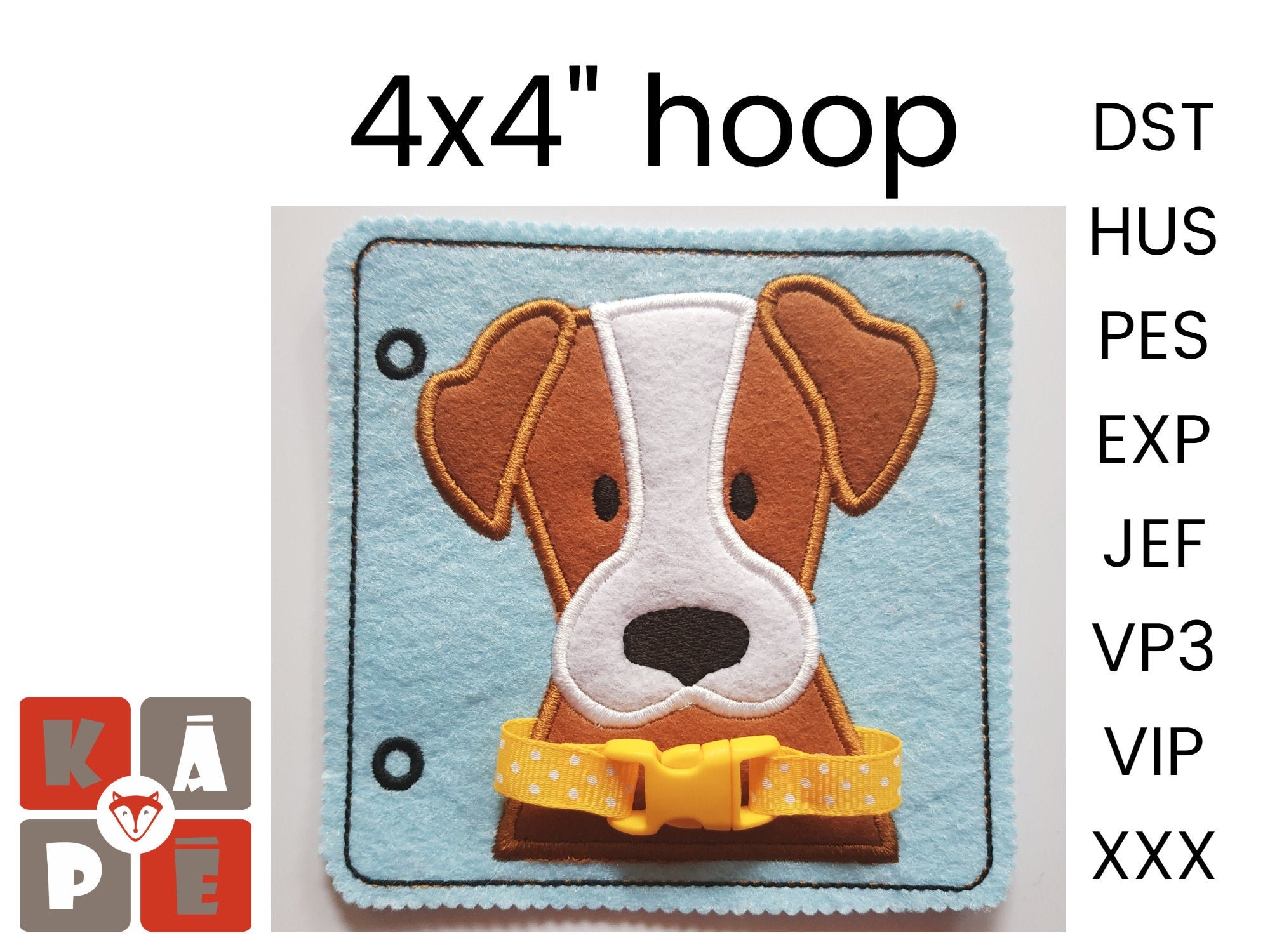 Dog Buckle Quiet Book Page Embroidery Design, Toddler Quiet Book ...