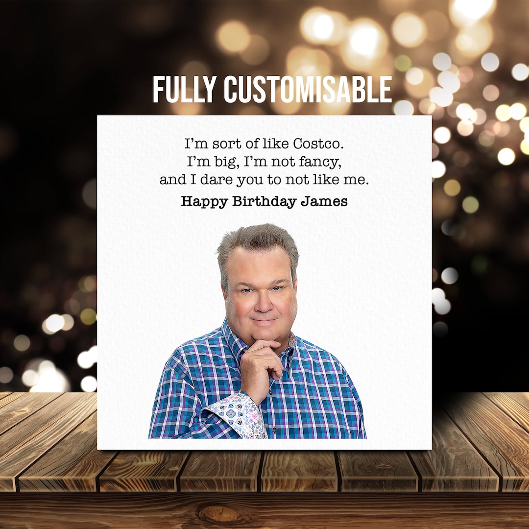 Modern Family Birthday Card Cameron Tucker Fully Customisable - Etsy UK