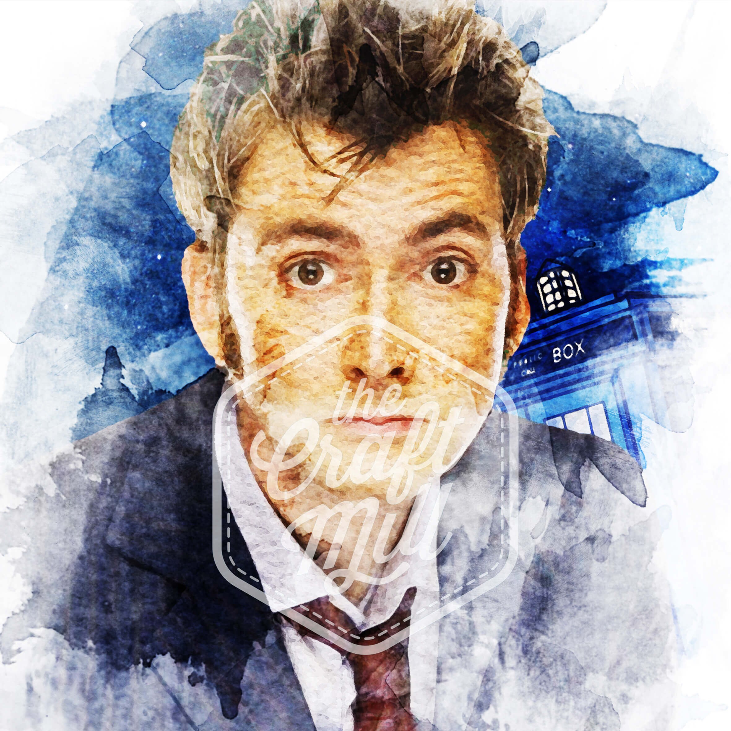 Dr Who David Tennant Birthday Card Fully Customisable 02/03 - Etsy UK