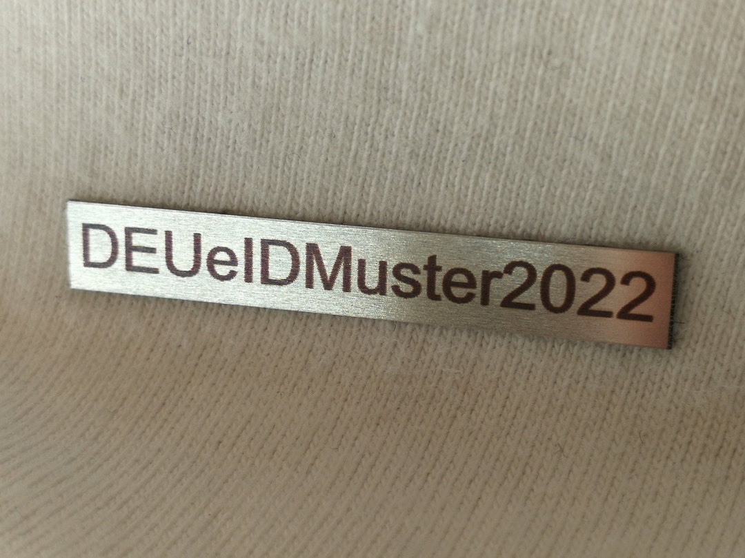 Stainless Steel Drone License Plate E-id - Etsy