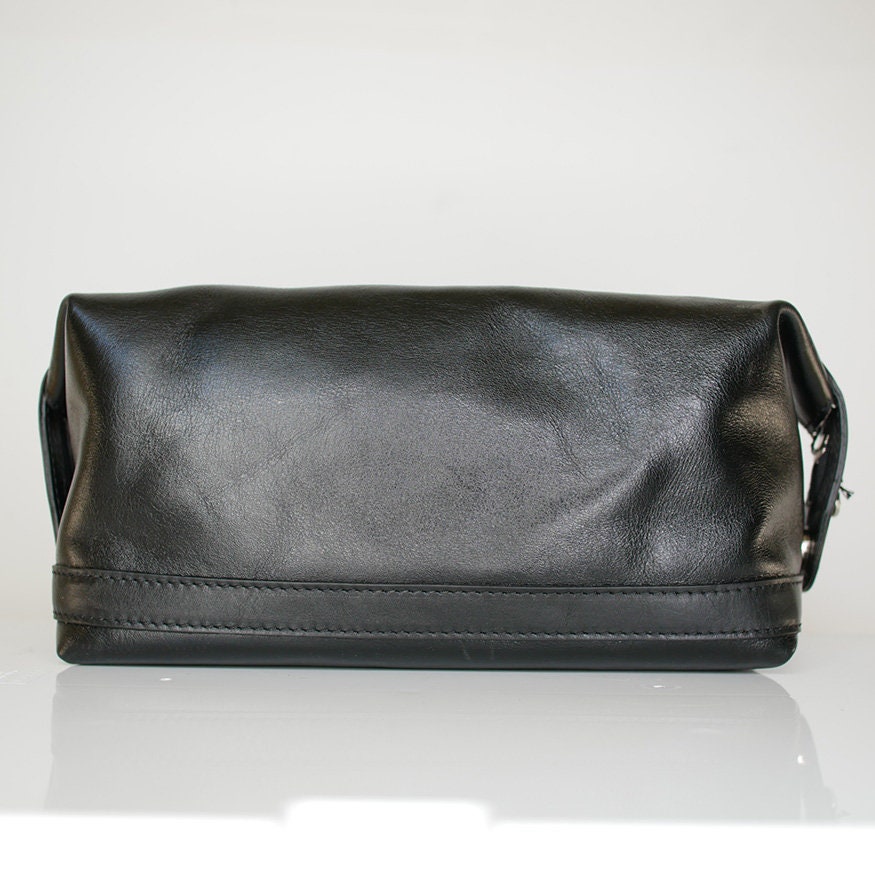 Full Grain Leather DOP Kit - Etsy