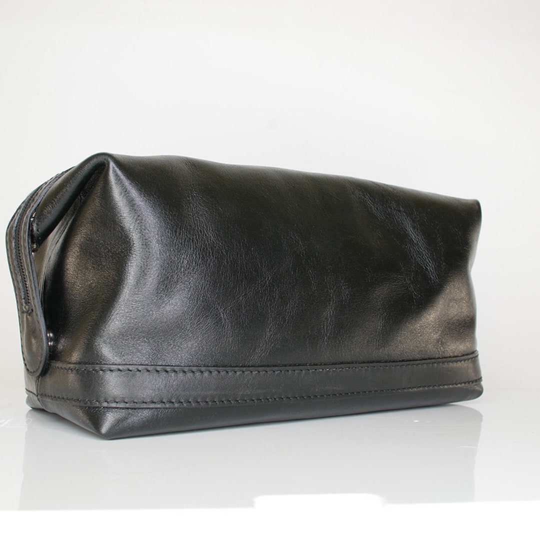 Full Grain Leather DOP Kit - Etsy