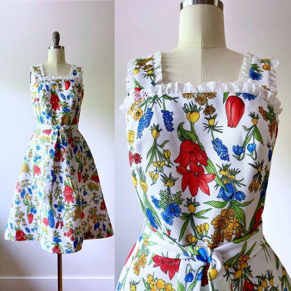 70s Sun Dress - Etsy