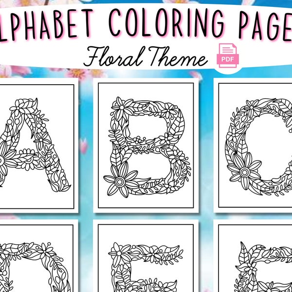 Alphabet Coloring Pages, Coloring Pages for Kids, Fruit Alphabet ...