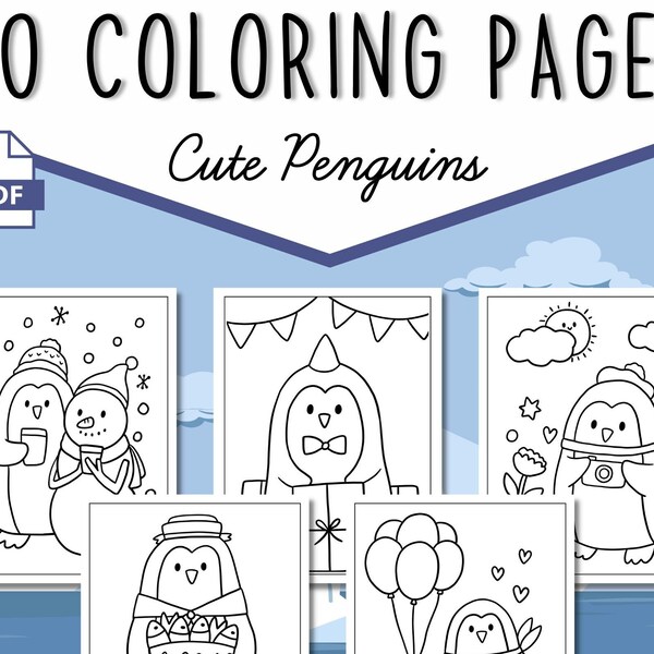 12 Pages Animal Coloring Book Pages Bundle 2 Download and Print ...
