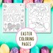 50 Easter Coloring Pages, Printable Coloring Book, Easter Coloring ...
