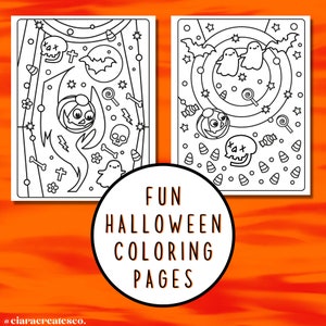 30 Halloween Coloring Pages for Kids Halloween Coloring Sheet Kids ...