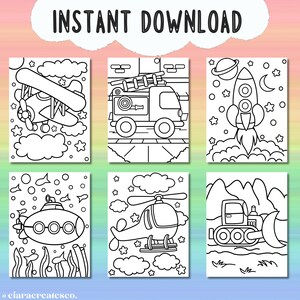 Transport Coloring Pages | Boys Coloring Pages| Vehicle Coloring Pages ...