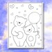 25 Cute Teddy Bear Coloring Pages Baby Bear Coloring Pages for Kids ...