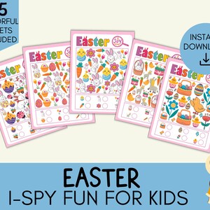 Easter I Spy Activity, Easter Camp Printable, Easter, Kids' Easter ...