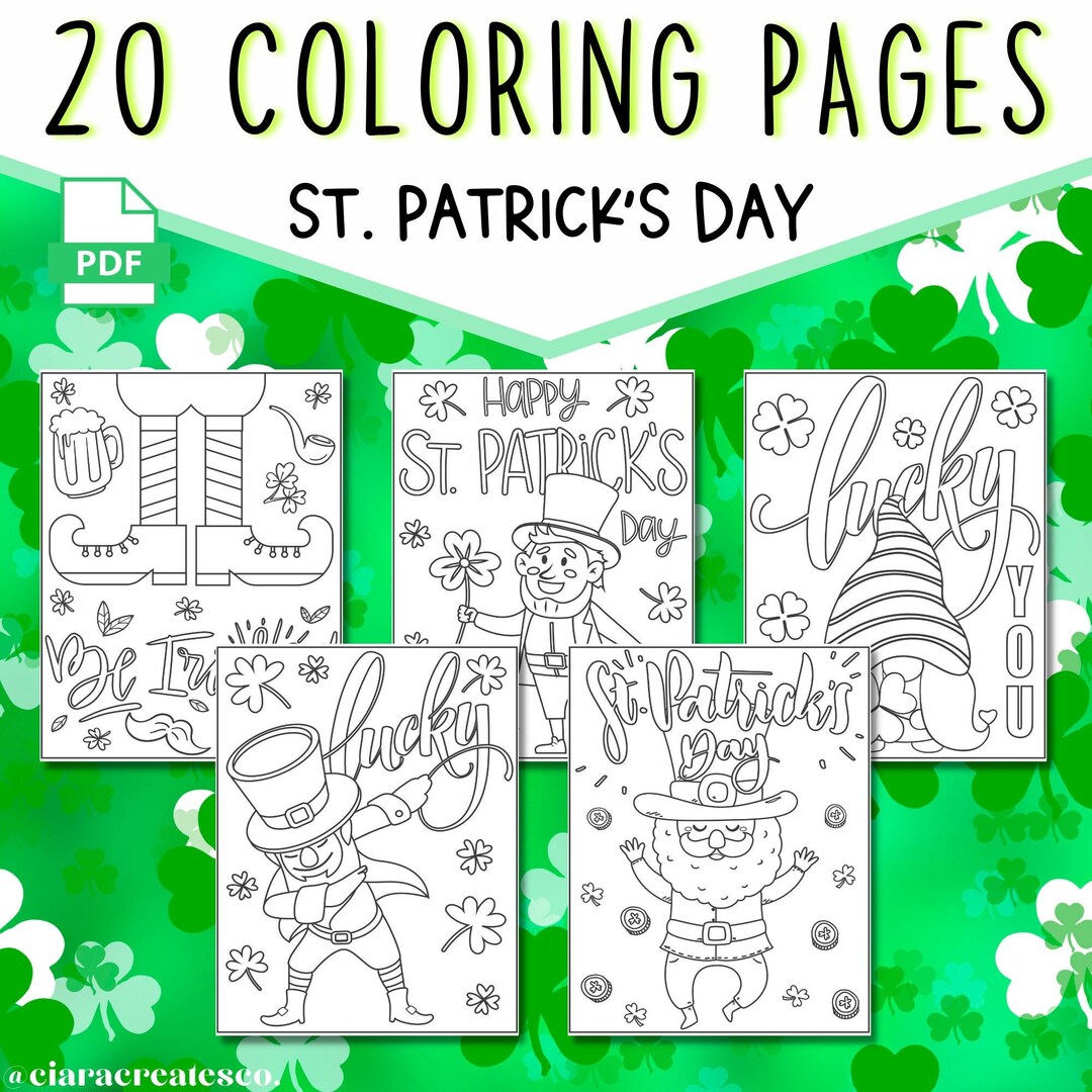 St Patricks Day Coloring Pages, Kids St Patricks Day Coloring Pages, St ...