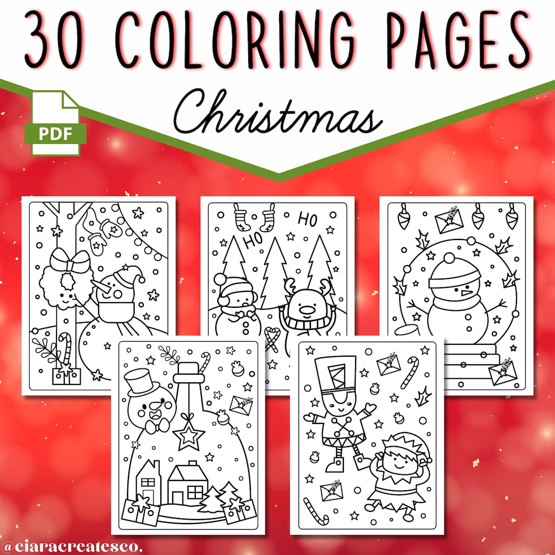 Christmas Coloring Pages for Kids | Winter Coloring Pages | Christmas ...