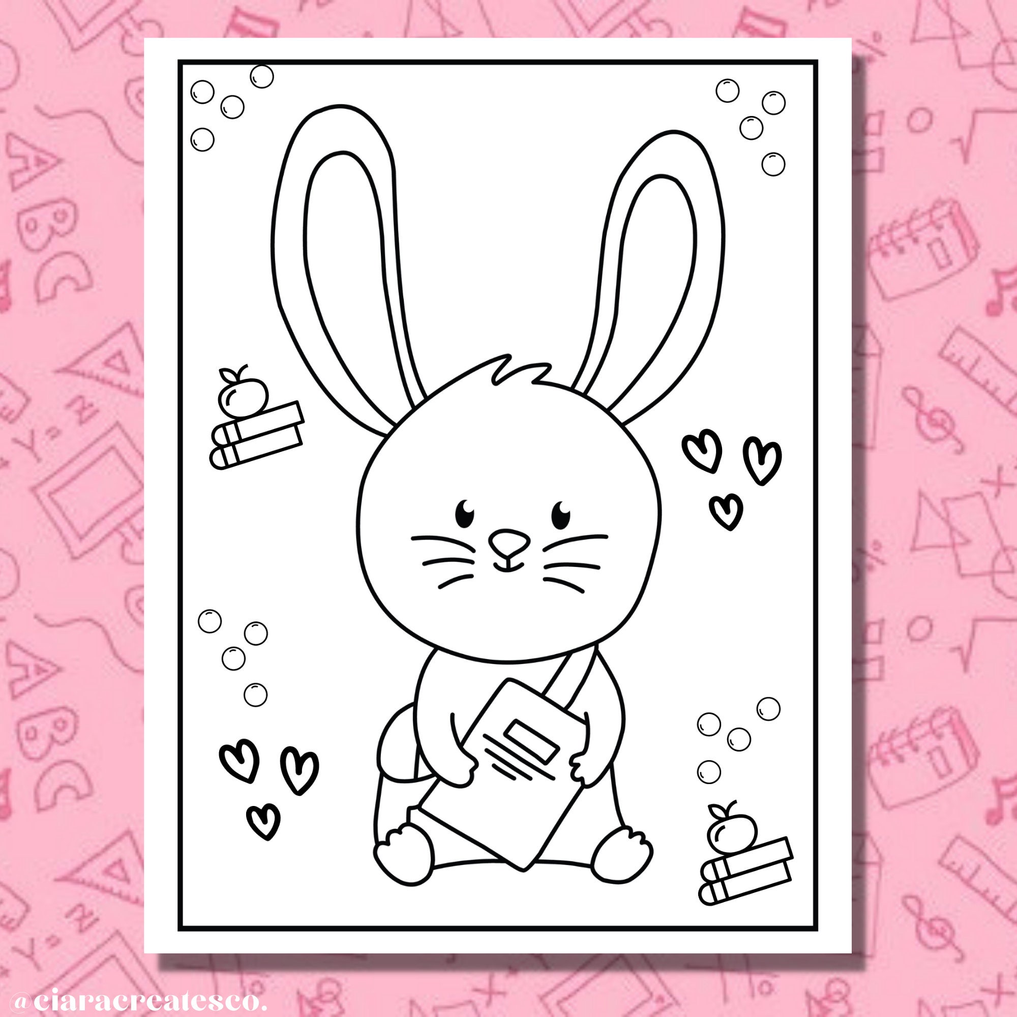 Cute Animal Coloring Pages Cute Back to School Coloring Pages Animal ...