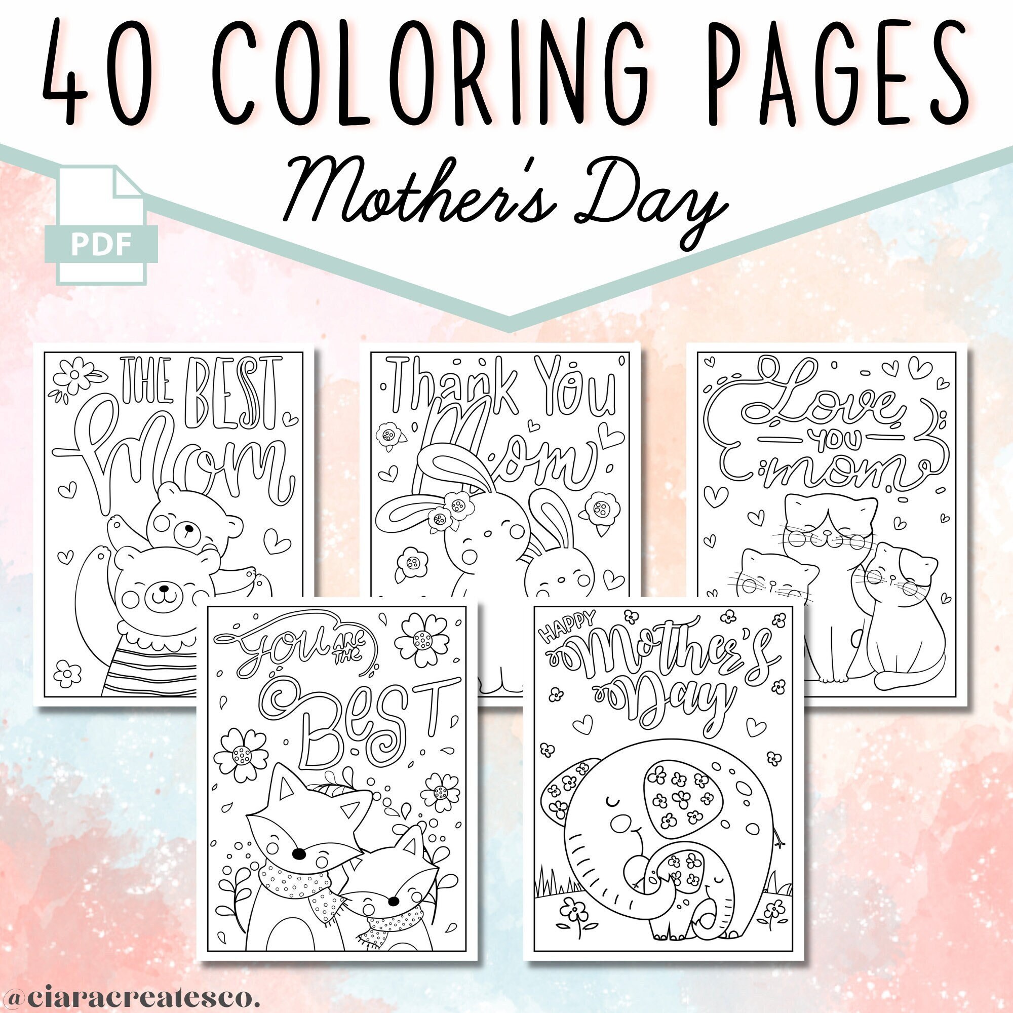 Mothers Day Coloring Pages For Boys