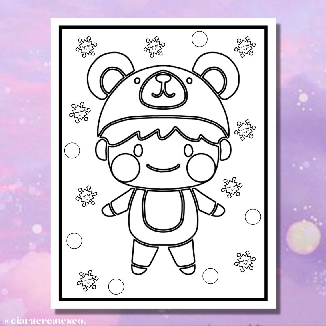 20 Kawaii Coloring Pages for Kids, Cute Printable Coloring Pages ...