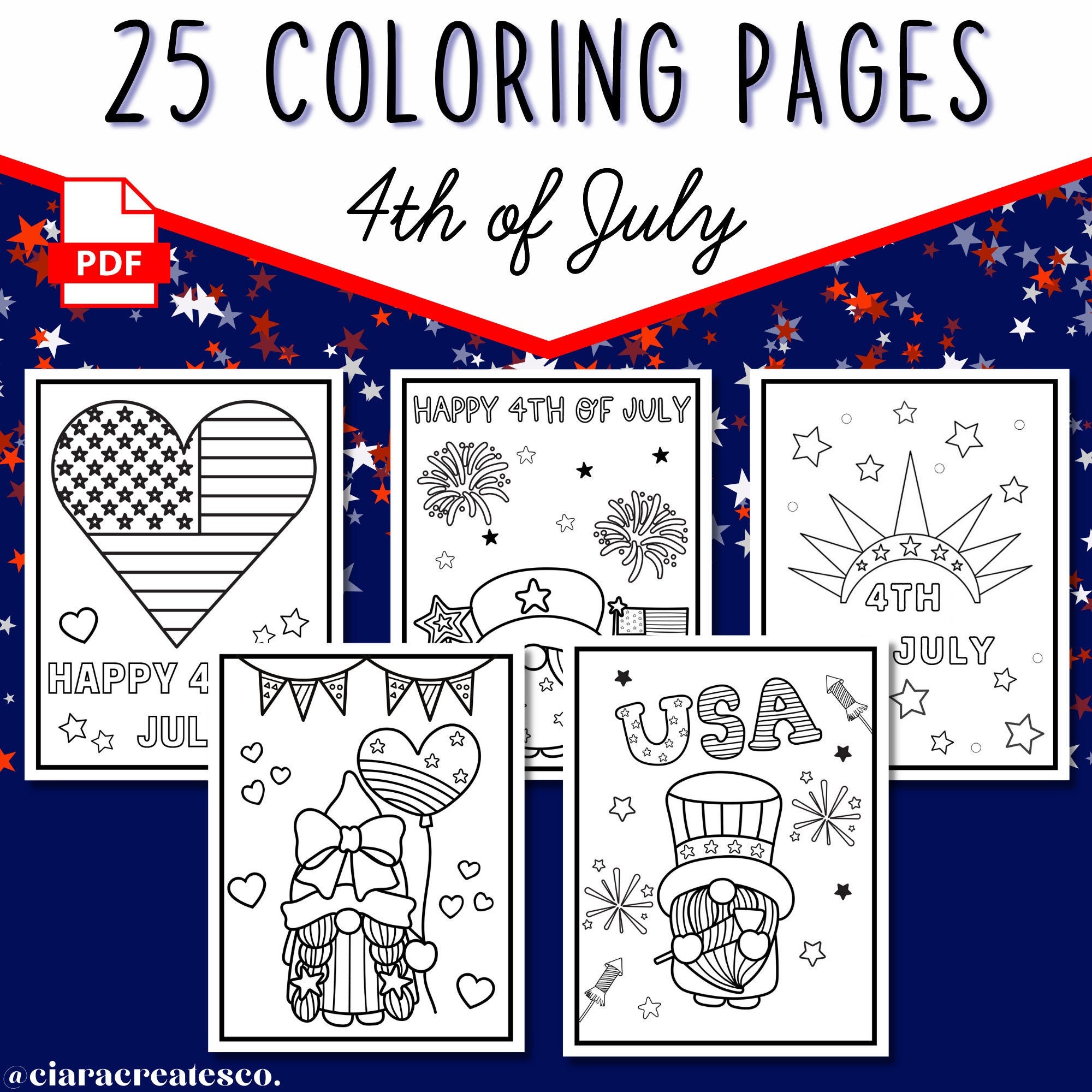 Patriotic Coloring Page