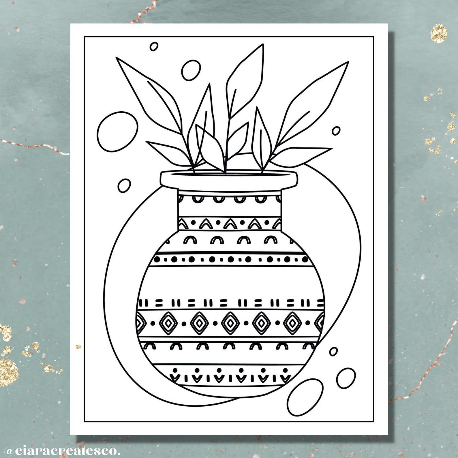 50 Boho Coloring Pages Printable Coloring Book Mindfulness - Etsy