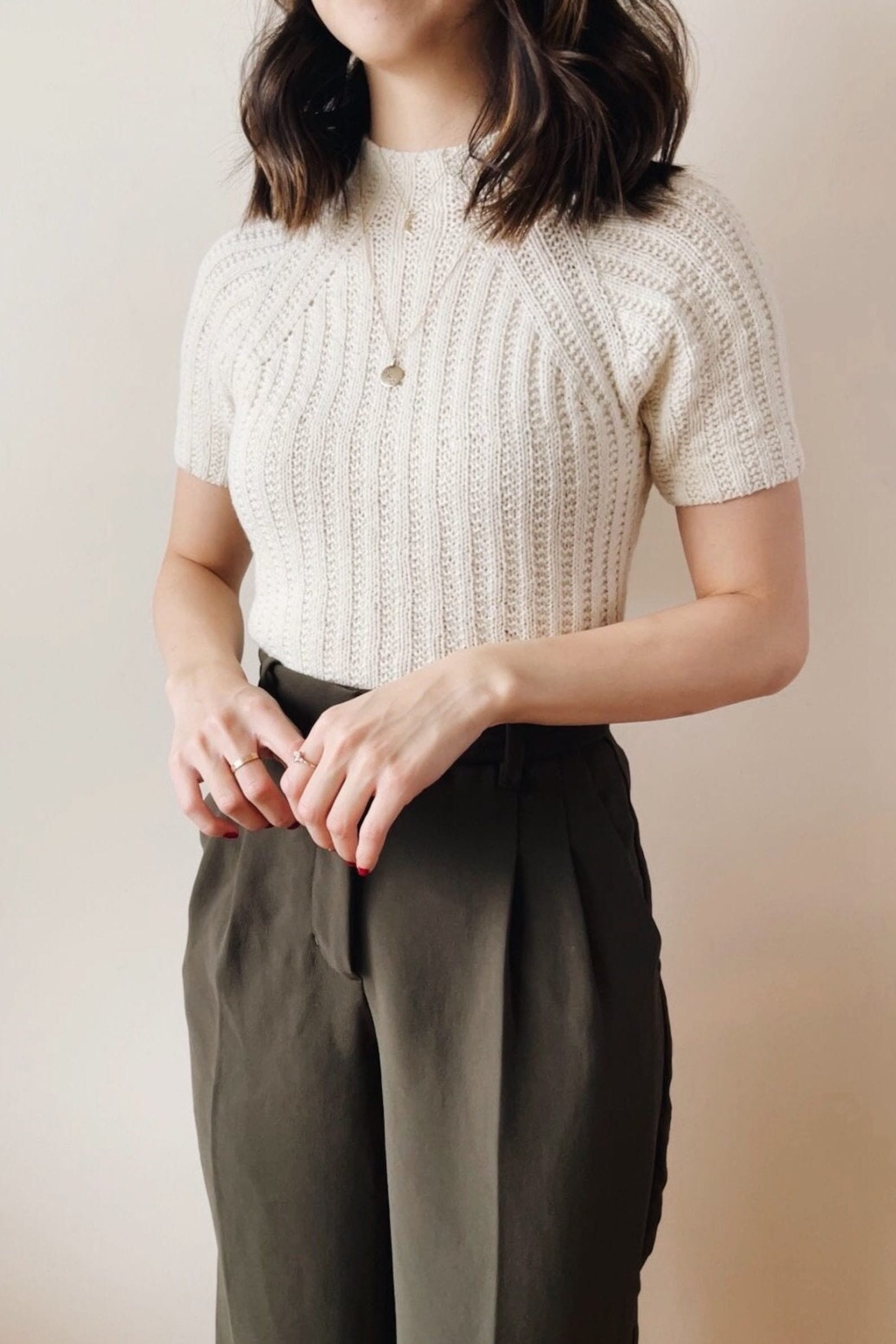 Luna Tee KNITTING PATTERN - Etsy UK