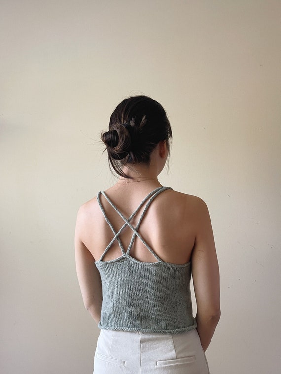 Double Crossed Top KNITTING PATTERN - Etsy