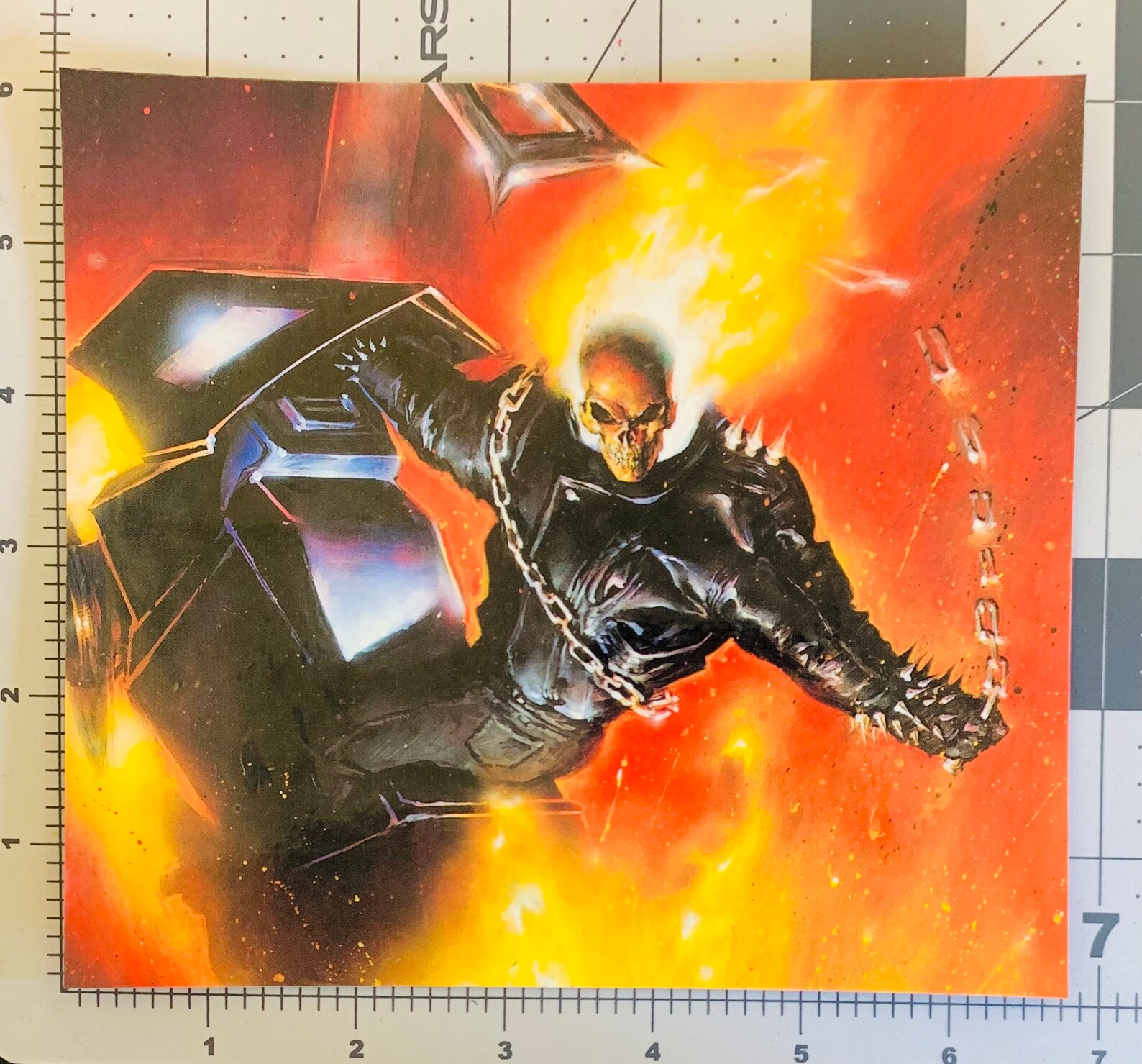 Vintage Ghost Rider Sticker | Etsy