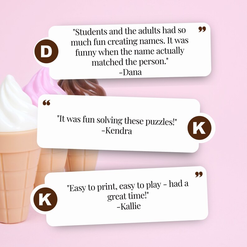 Ice Cream Trivia Quiz Questionnaire for Sweet National Dessert Games ...