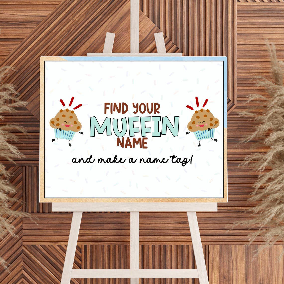 Muffin Name Generator Game: Birthday Party Activity (digital Download ...