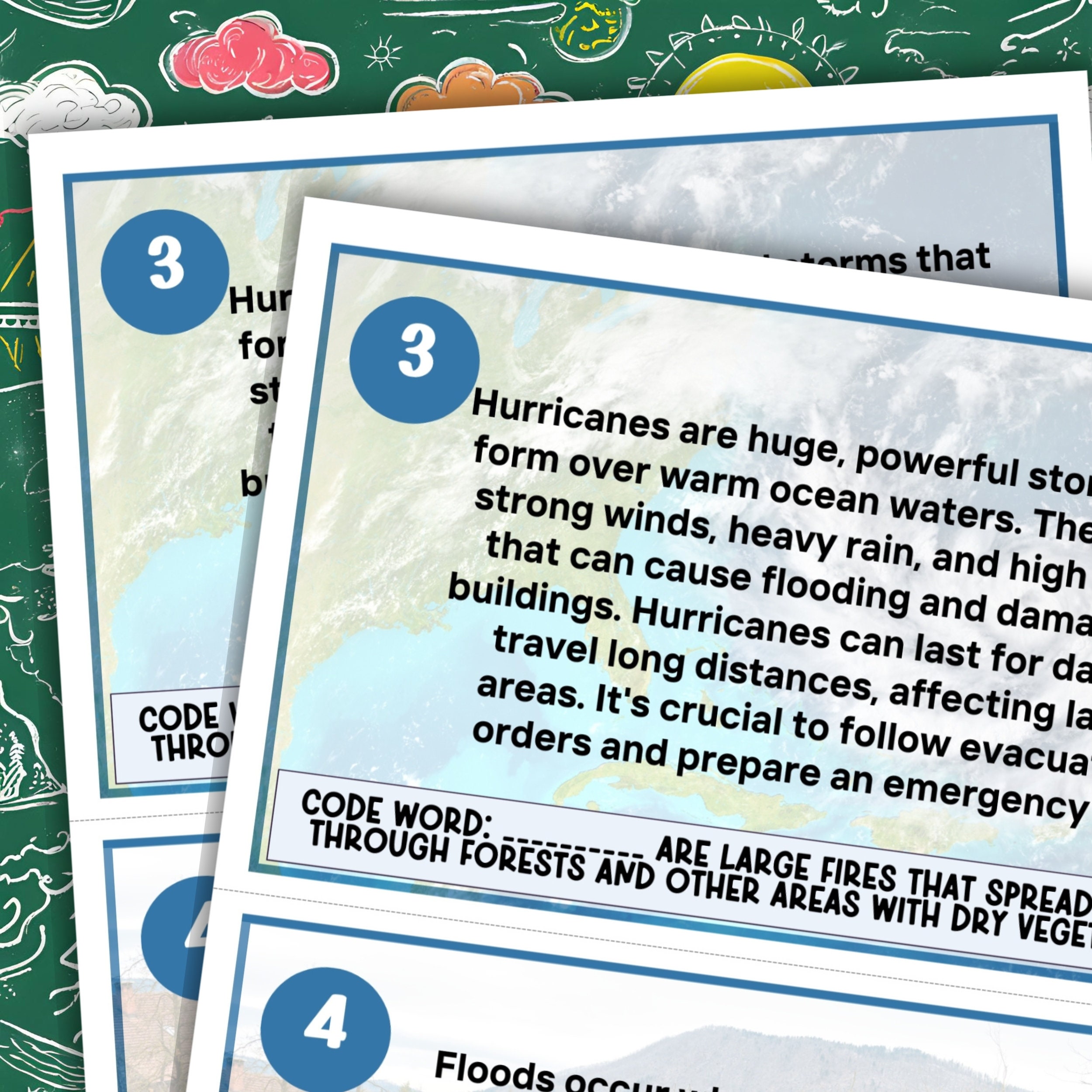 Weather Hazards Scavenger Hunt: Earth Science Game (digital Download ...